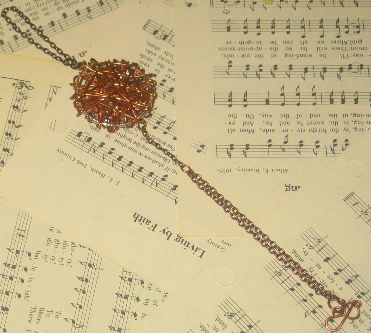 Bohemian Princess Hand Chain- Copper/silver on Luulla